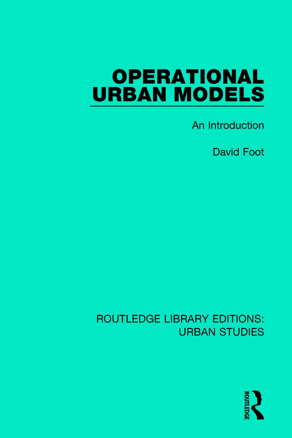 Operational Urban Models: An Introduction｜外文书馆｜有店网路书店